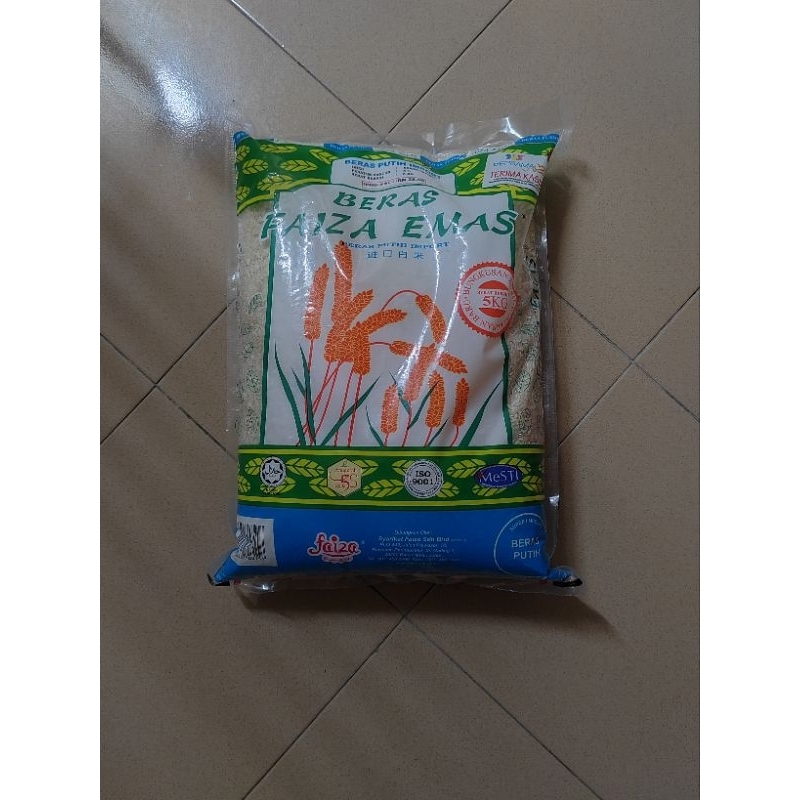 Beras Faiza Emas (5kg) | Shopee Malaysia