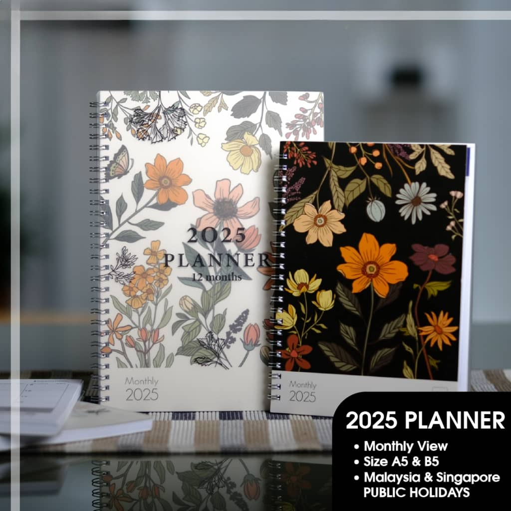 Handwriting 2025 Monthly Planner Notebook with Single Line Pages PNF-A5 ...