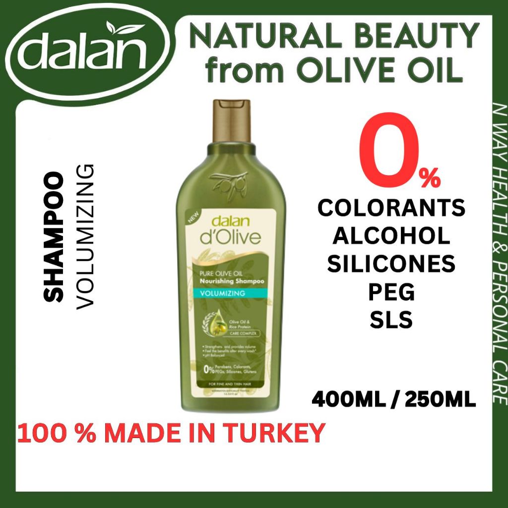 Dalan D'Olive Shampoo (Volumizing) 400ml / 250ml | Shopee Malaysia