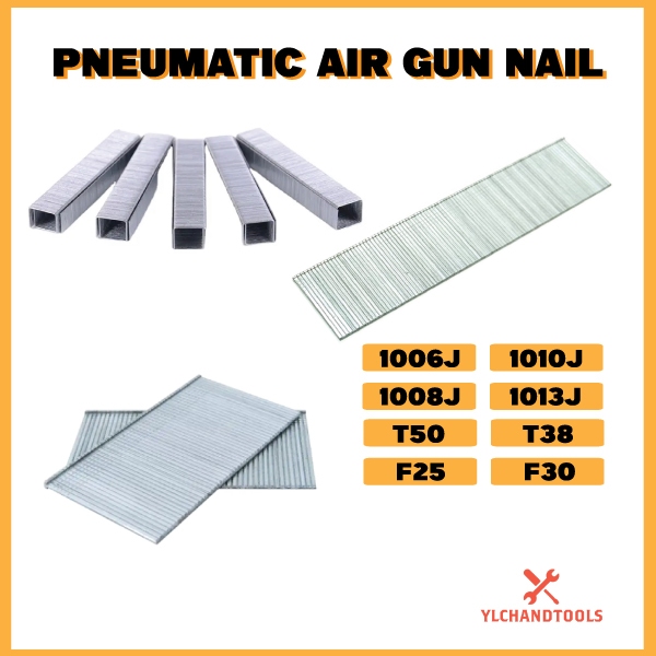 Pneumatic Air Gun Refill Staple Tacker Nail Air Nail Gun Refill Brad ...