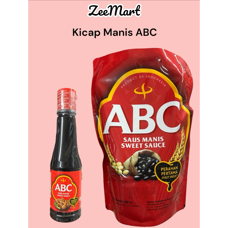 ABC Kicap Manis (Saus Manis) Botol 135ml & Pouch 500ml | Shopee Malaysia