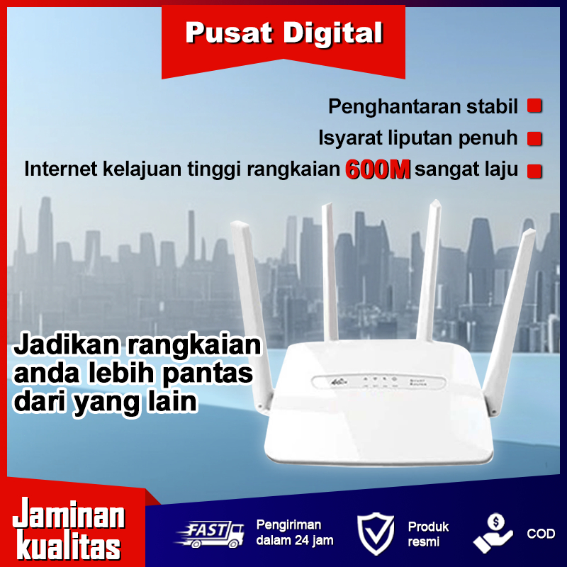 Modem WiFi 4G LTE Router Hotspot Tanpa Had Rumah Serasi dengan Pelbagai ...