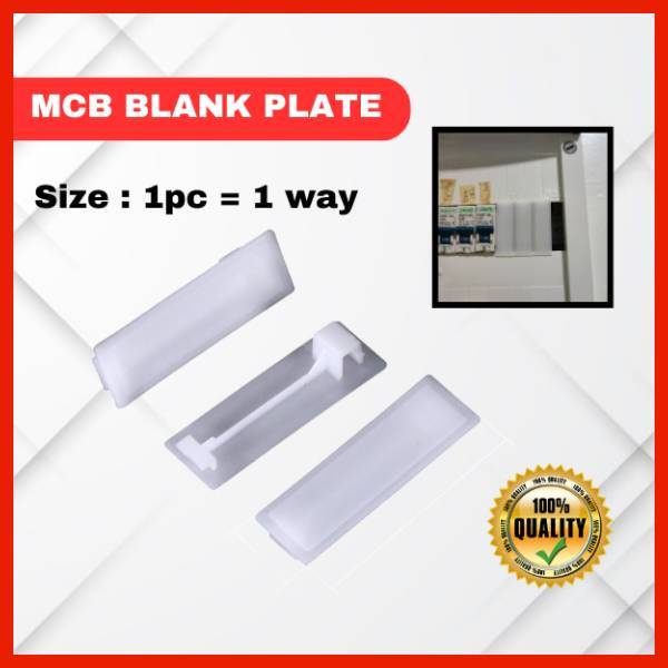 MCB Blank Plate / MCB Spacer / PVC MODULE / MCB BOX Blank Plate (1pc ...