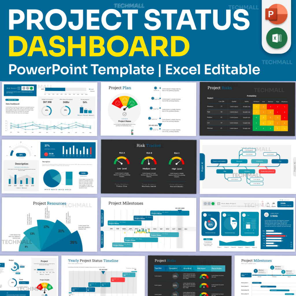 Project Status Powerpoint Presentation Template | Shopee Malaysia