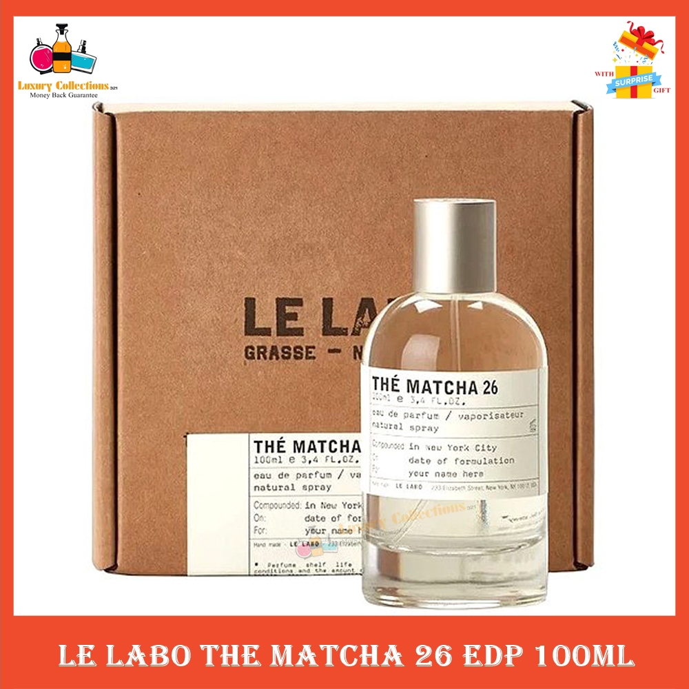 💯% Le Labo The Matcha 26 EDP 100ml | Shopee Malaysia