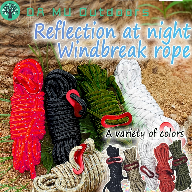 Camping Rope 4M Tali Khemah Tali Reflective Flysheet Wind Rope Tent ...