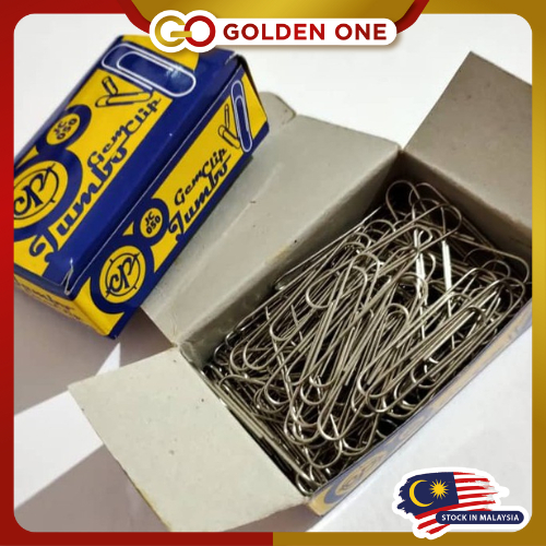 CP JUMBO GEM CILP / Klip Kertas /Paper Clip (JC050) (Price For 1 Small ...