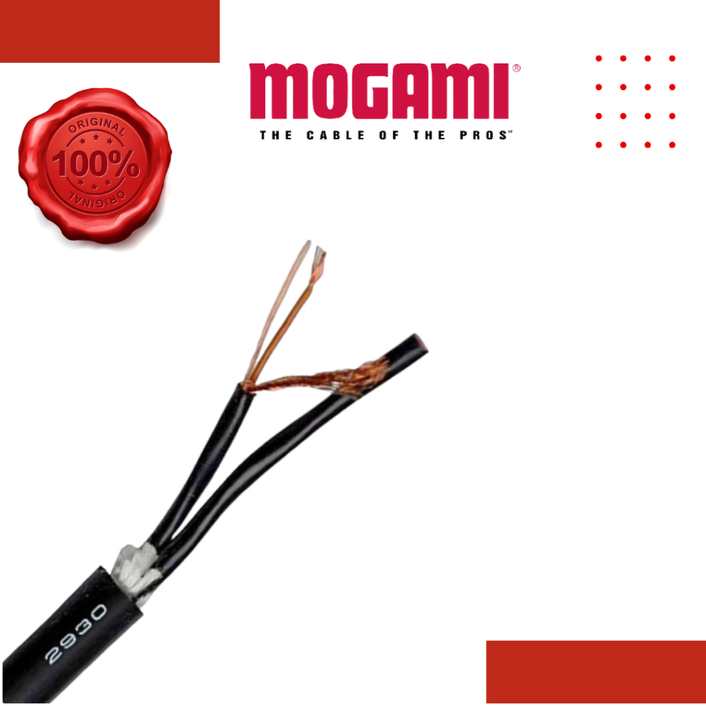 MOGAMI 2930 2 channel Snake CABLE 26AWG 7.5mm | Shopee Malaysia