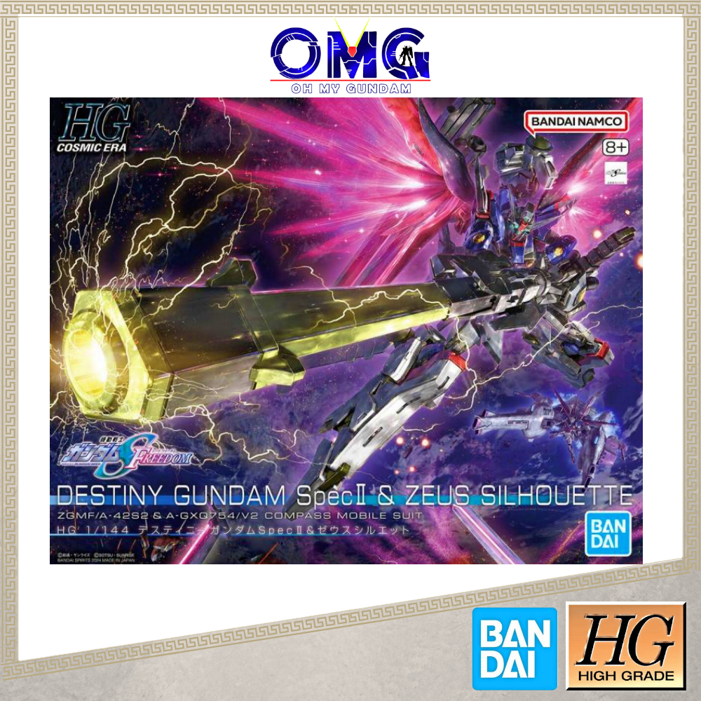 Bandai HGCE 1/144 Destiny Gundam Spec II & Zeus Silhouette 67428 HG ...