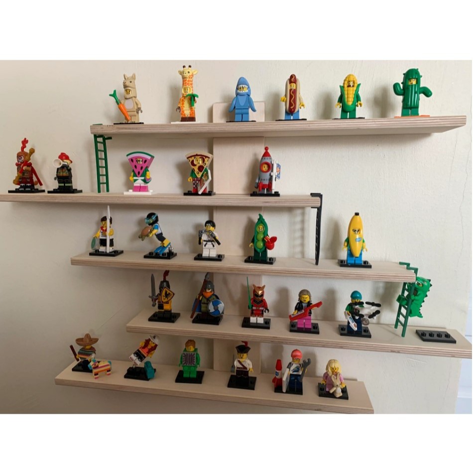 IKEA LUSTIGT Wall Shelf / Miniature Figures Shelf / Toys Shelf ...