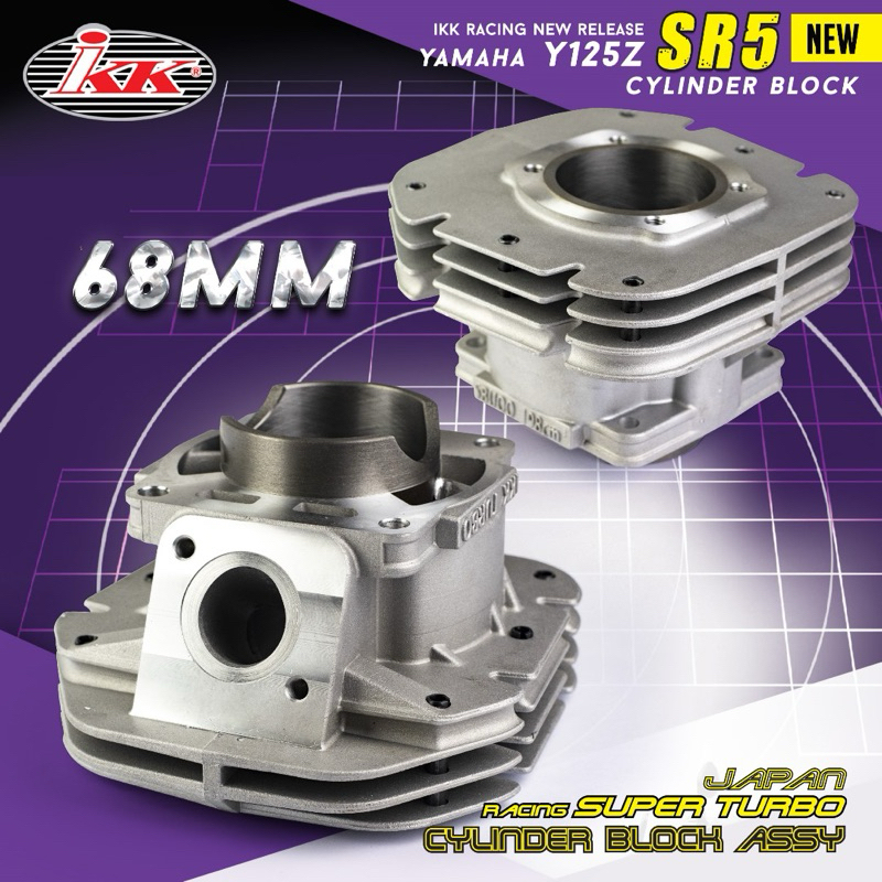 IKK Y125ZR 68MM 70MM RACING CYLINDER CERAMIC BLOCK ONLY SR5 SR6 (SUPER ...