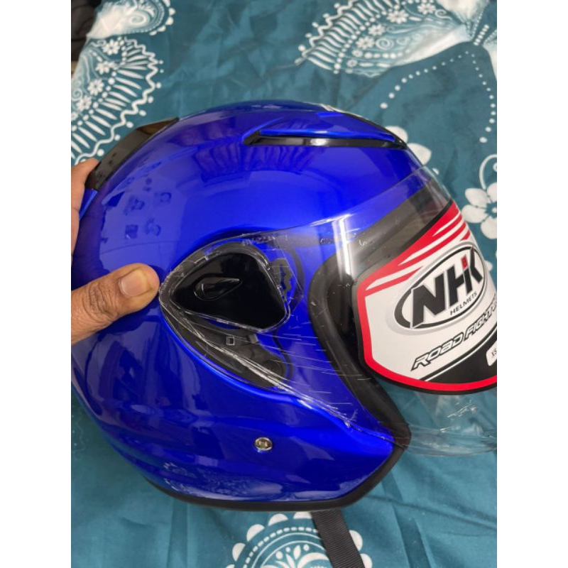 NHK R6 HELMET R6 CANDY BLUE (NEW) | Shopee Malaysia