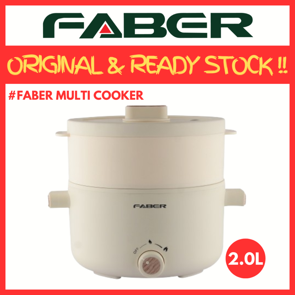 FABER 2.0L MULTI COOKER PINE-SERIES FMC-1508WH (NON-STICK CERAMIC ...