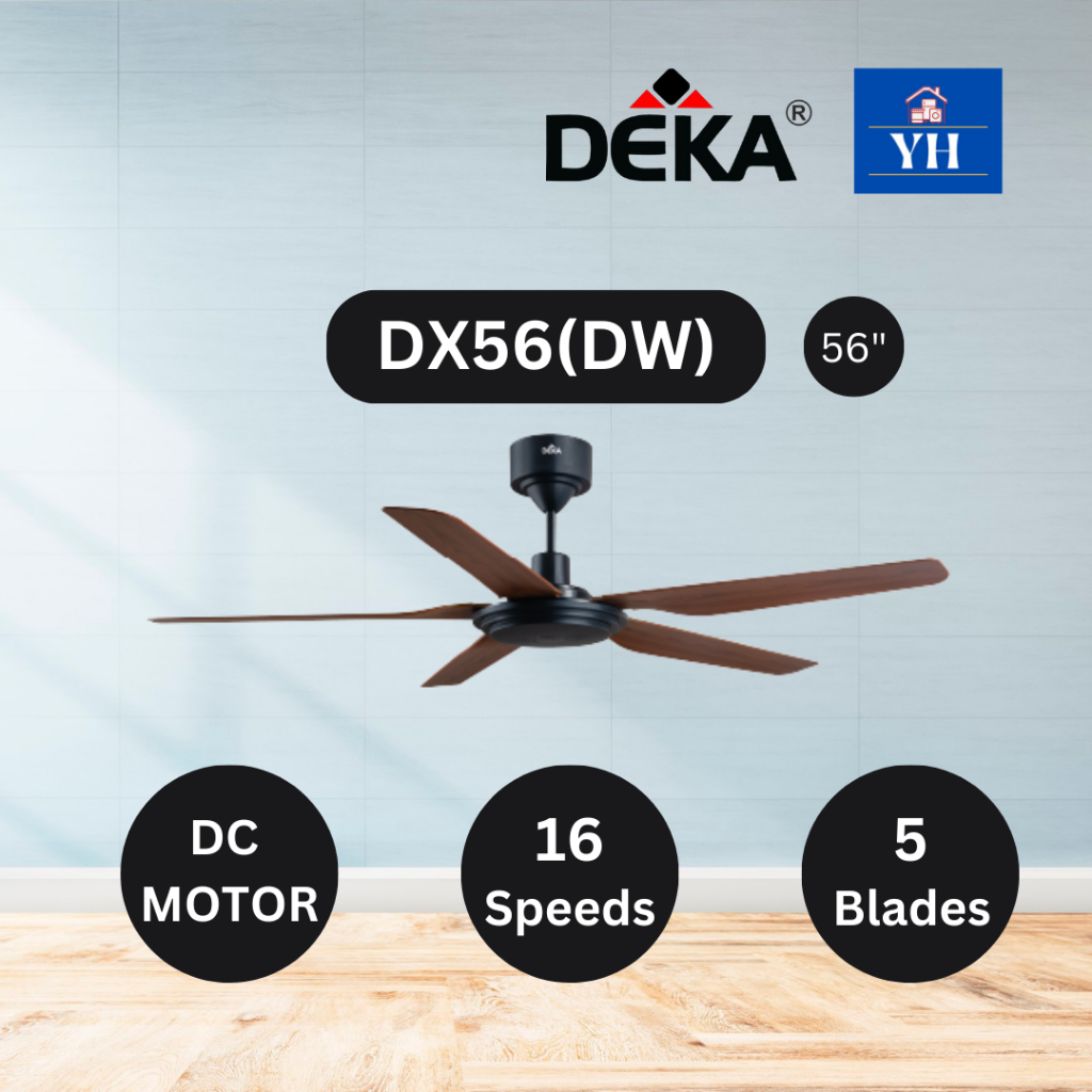 DEKA FAN DC MOTOR CELING FAN 56" DX56(DW) | Shopee Malaysia
