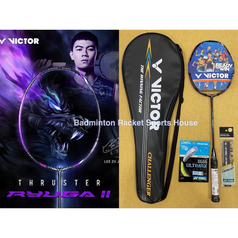 VICTOR THRUSTER RYUGA II BADMINTON RACKET 4U5G | Shopee Malaysia
