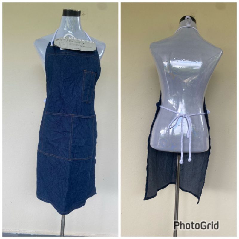 Apron siap cuci corak bunga-bunga | Shopee Malaysia