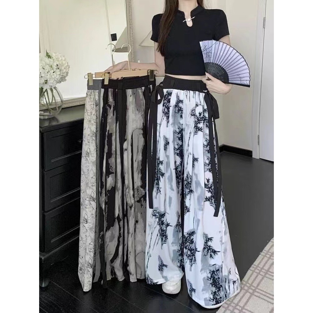 Batik pants women indian pant seluar batik perempuan lembut wide leg ...