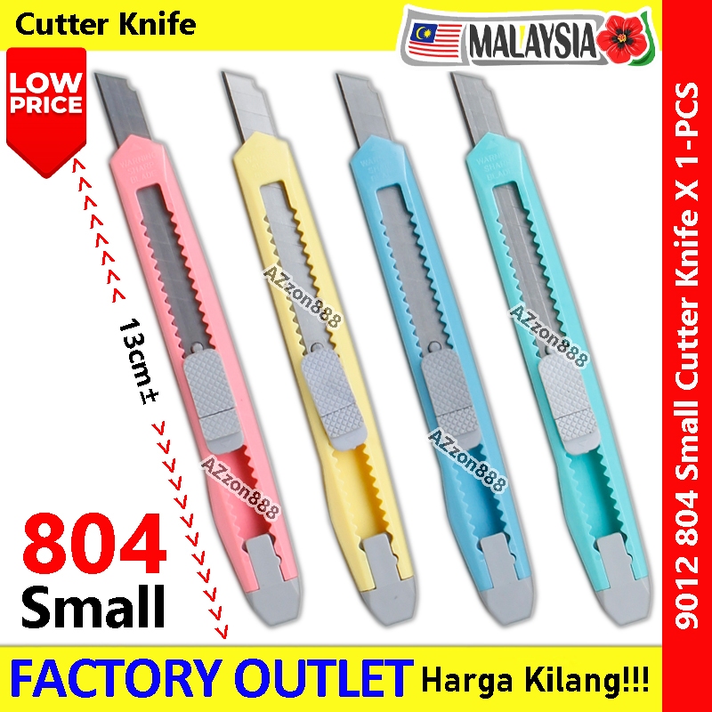 Stationery Cutter Small Size Cutter Knife TZ-804 Cutter Pisau Cutter ...