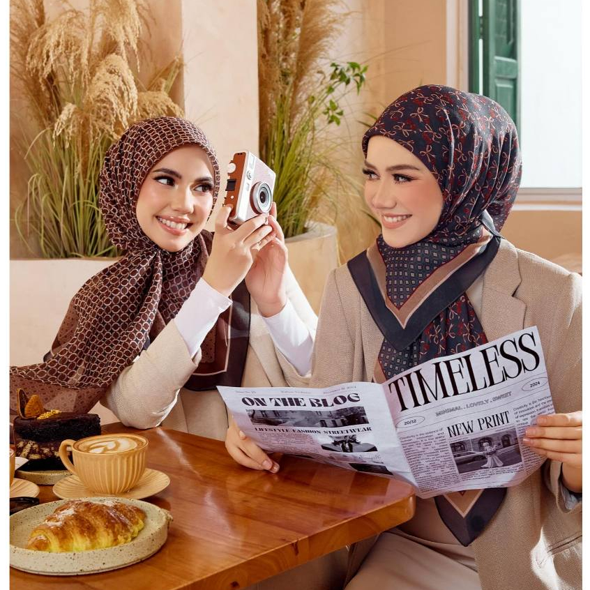 TUDUNG RUFFLE AKASIA SERIES BAWAL SQUARE BAWAL COTTON | Shopee Malaysia