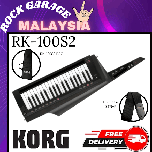 Korg RK-100S 2 37 Key Built In Analog Modelling Lighweight Synthesizer ...