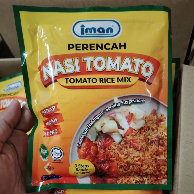 PERENCAH NASI TOMATO IMAN NASI TOMATO PES TOMATO RICE MIX PASTE 90G ...