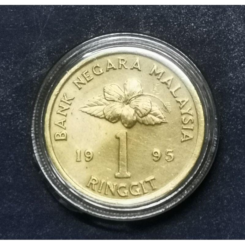 Syiling Malaysia Rm1 1995 (Gold) Cleaned Seperti Di Gambar Free case ...