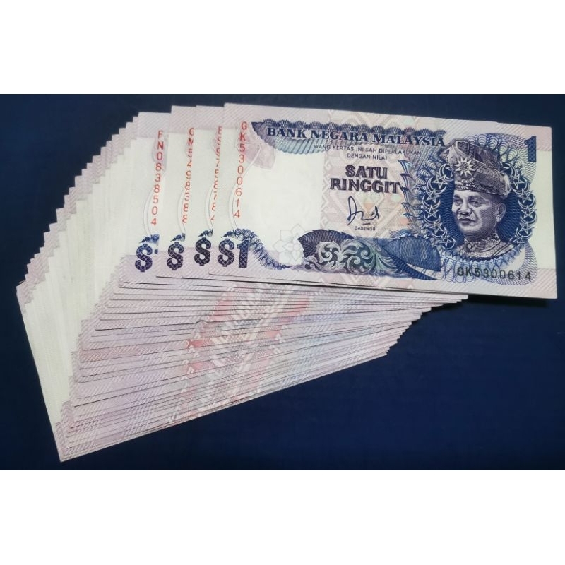 Offer Banknote Malaysia Rm1 Siri 6 With EF Condition Cantik Seperti Di ...