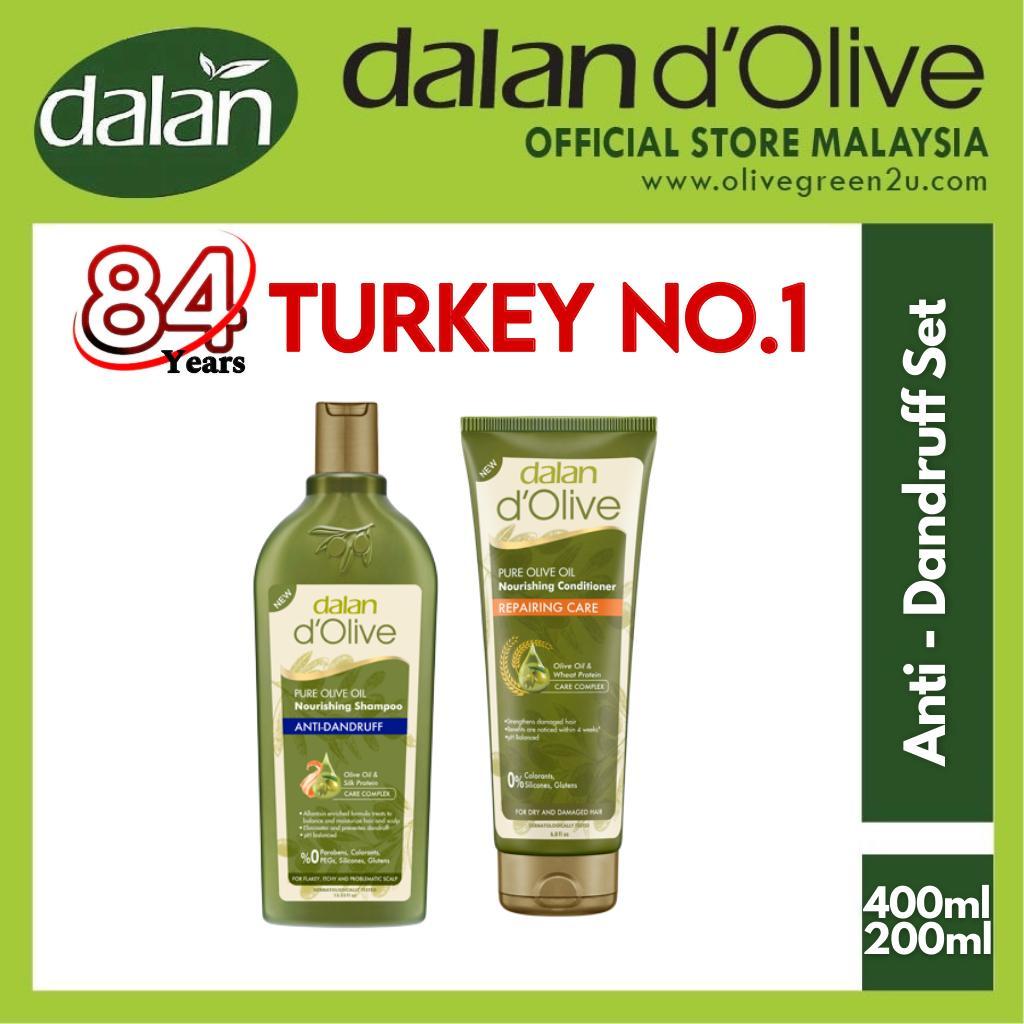 COMBO Dalan d'Olive Shampoo Anti-Dandruff400ml & Conditioner Repairing ...