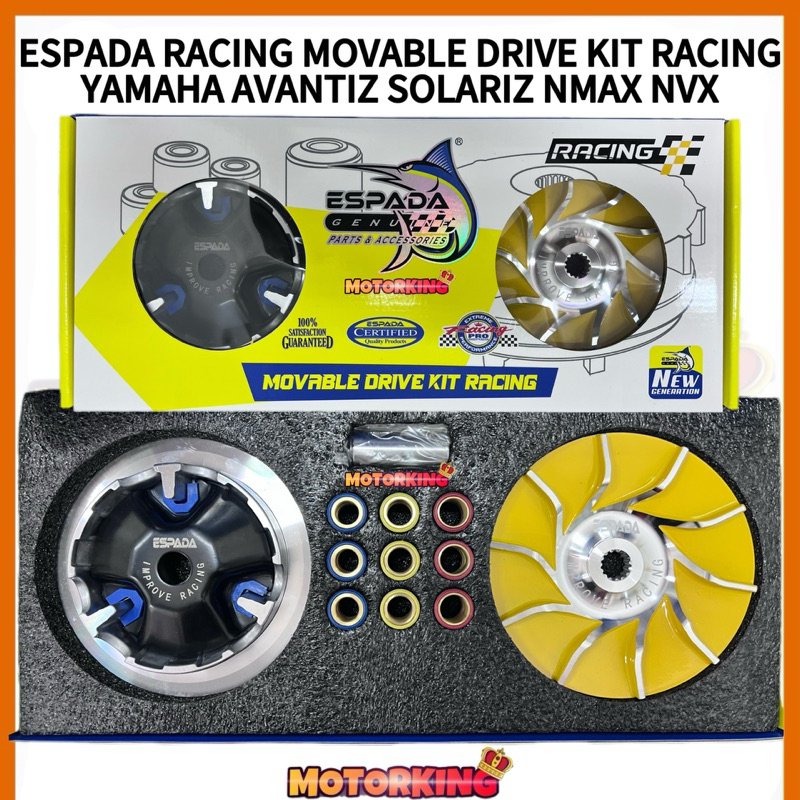 ESPADA RACING MOVABLE DRIVE KIT RACING YAMAHA AVANTIZ SOLARIZ NMAX NVX ...