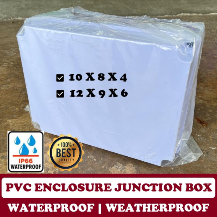READY STOCK Weatherproof PVC Enclosure Junction Box / Electrical Box ...