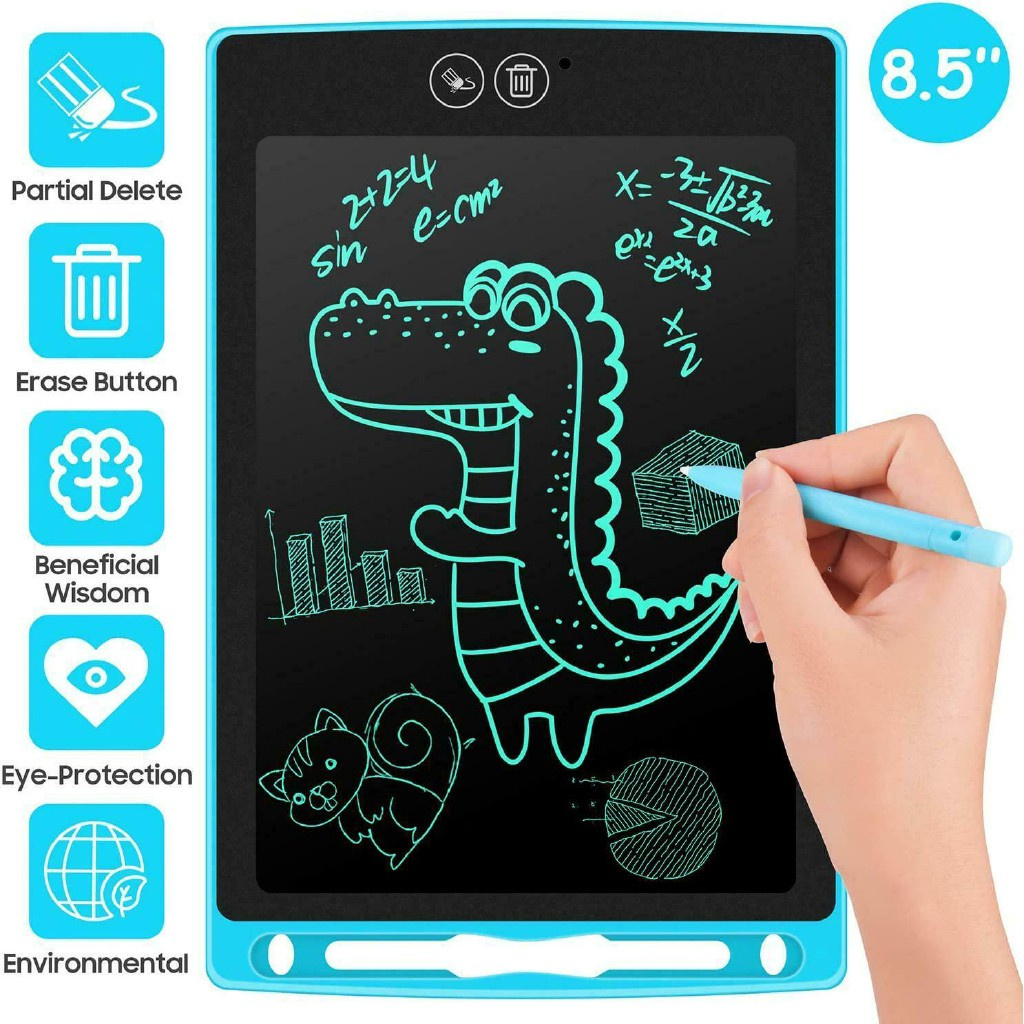Portable Graphic Writing Board Partial Erase LCD Screen Display Office ...