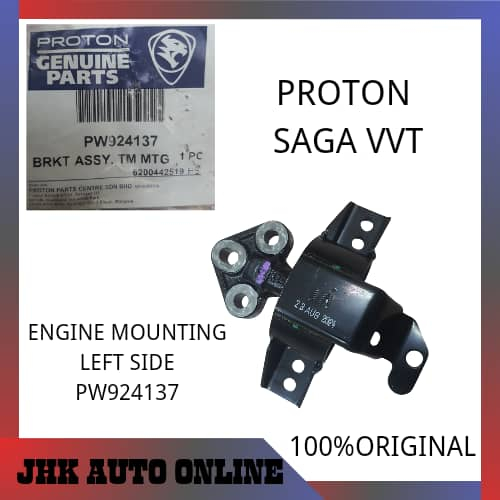 PROTON SAGA VVT ENGINE MOUTING LEFT SIDE ORIGINAL PW924137 | Shopee ...