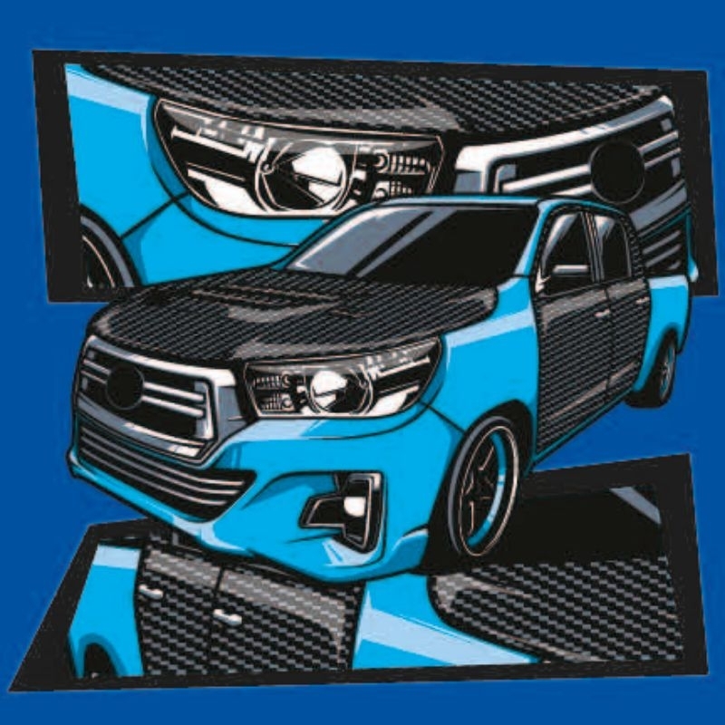 Vector Image Toyota Hilux Isuzu Dmax High Resolution Transparent ...