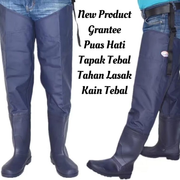 Kasut turun sawah bendang sungai tinggi 80cm/High quality waterproof ...