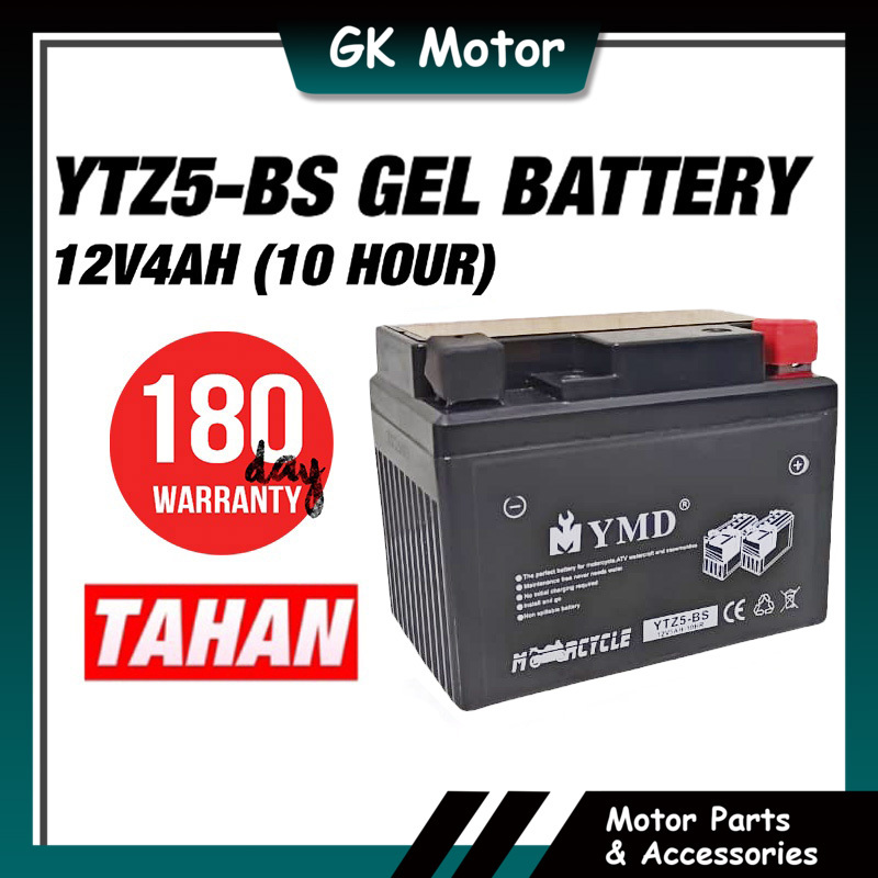 YTZ5S-BS YTZ5 BATERI MOTORSIKAL BATTERY FOR EX5 EX5 DREAM LC135 Y15ZR ...