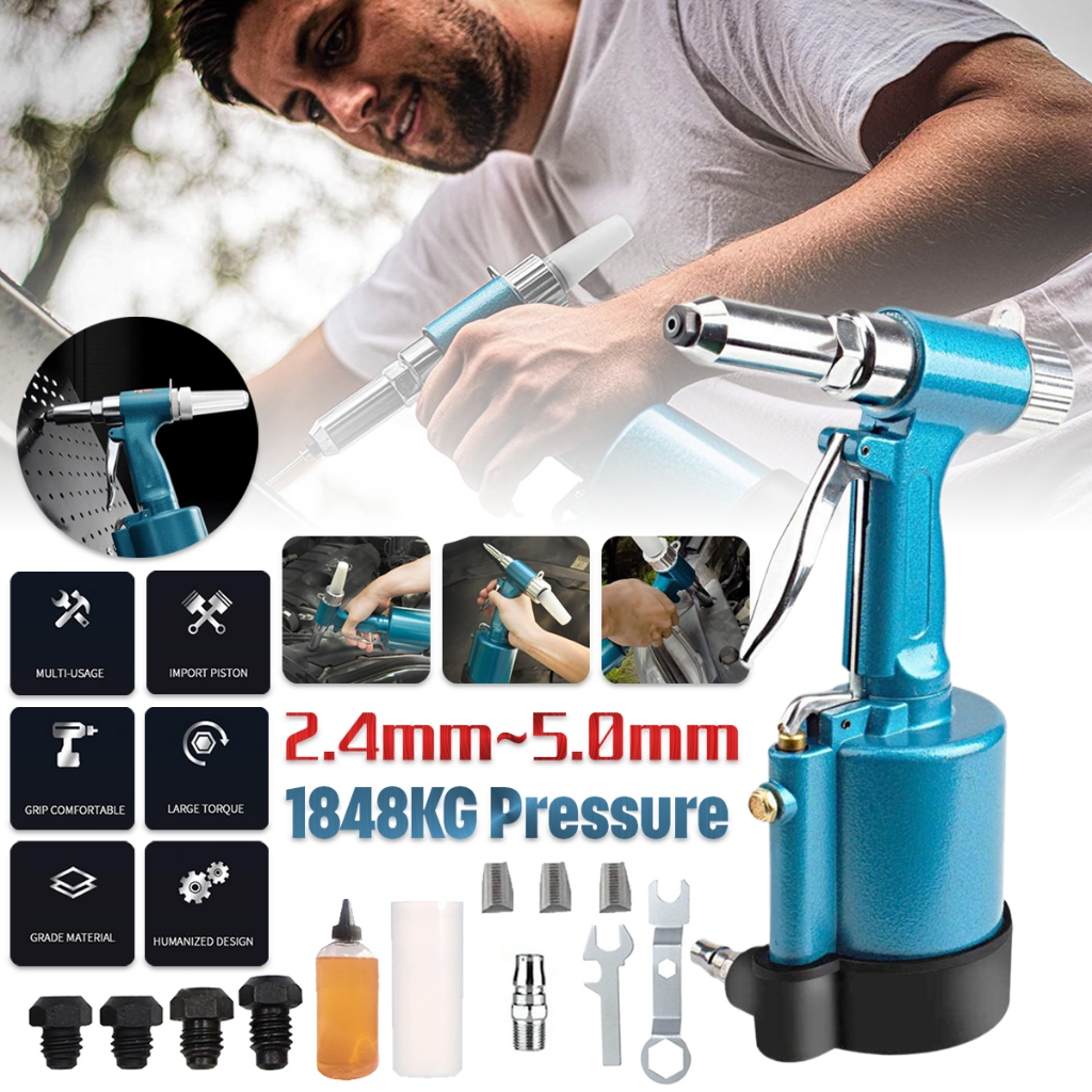 Heavy Duty Air Hydraulic Riveter Rivet Gun Pneumatic Rivet Gun Nail Gun ...