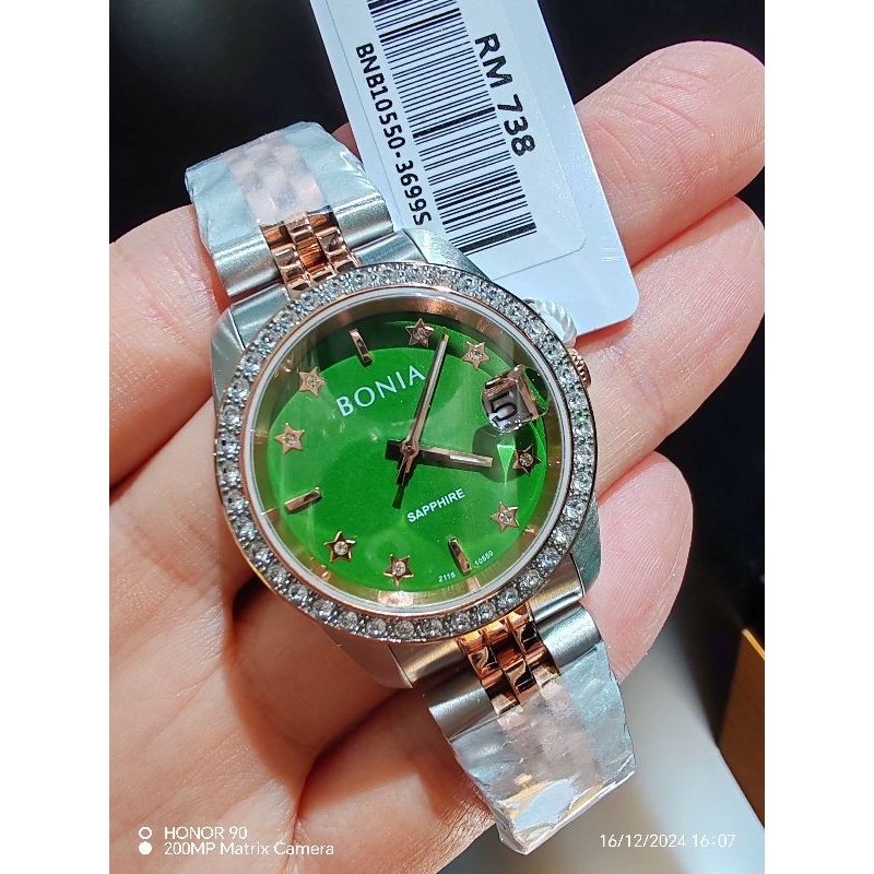 [NEW][FREE Bonia Watch Pouch] BONIA Women Elegance Stainless Steel ...