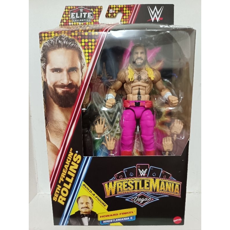 Mattel WWE Elite Wrestlemania Seth Rollins Wrestling Action Figure | Shopee Malaysia