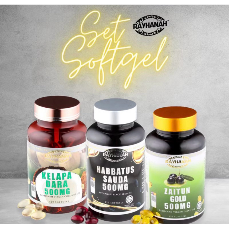 🔥BEST DEAL💥SET 3 BERADIK HABATUS SAUDA SOFTGEL HABATUSSAUDA BLACK SEED ...