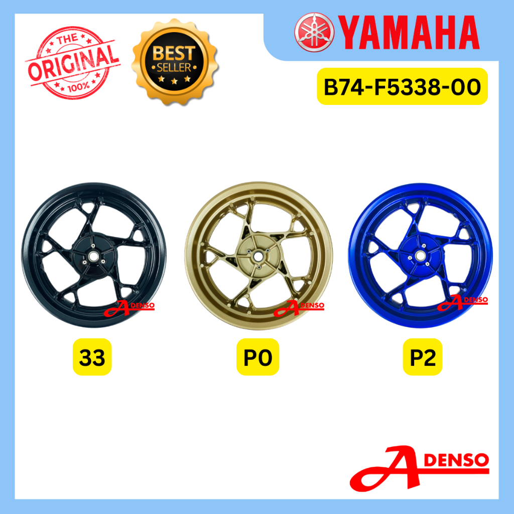 XMAX X MAX 250, 300 REAR CAST WHEEL SPORT RIM BELAKANG (YAMAHA100 ...