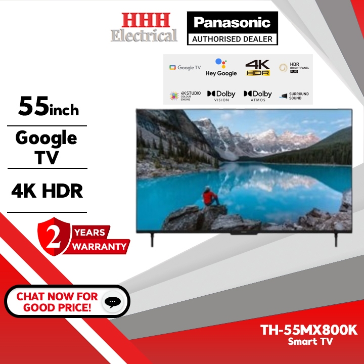 Panasonic Television 4K HDR with Dolby Vision Smart TV TH-55MX800K 55 ...