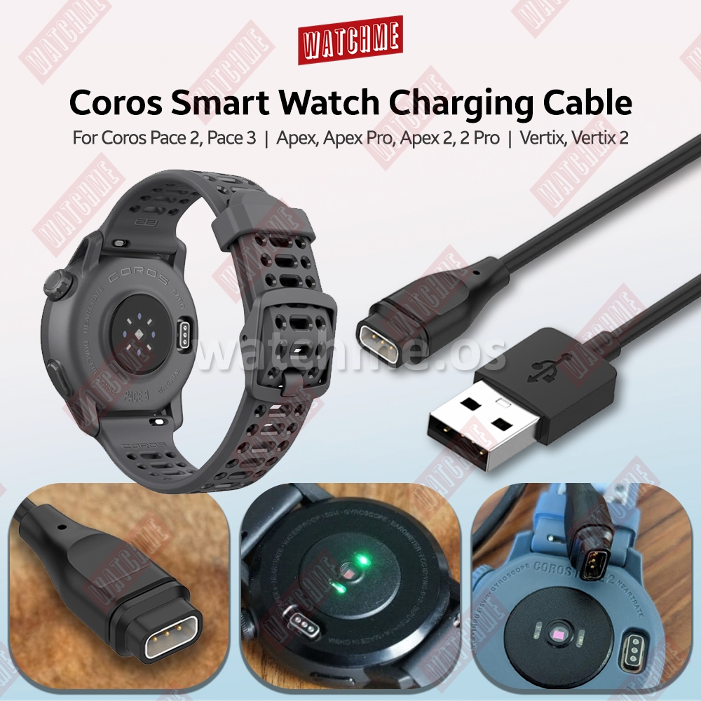 COROS Smart Watch Charging USB Cable 100cm, For Pace 2, Pace 3, Apex 2 ...