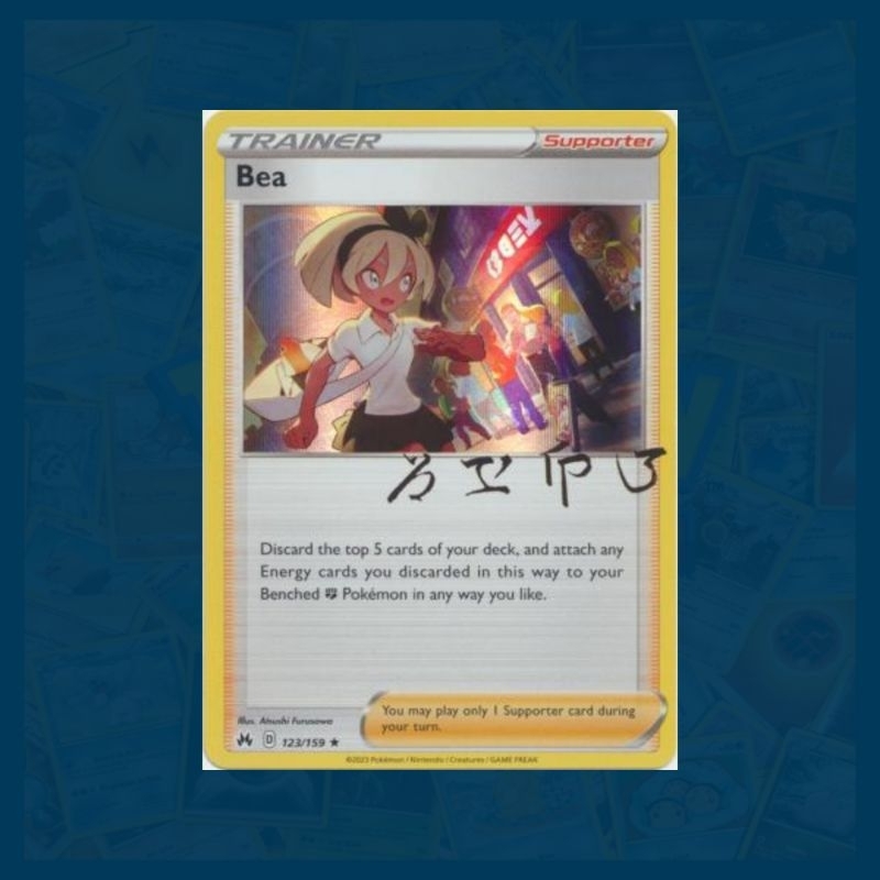 Bea (123/159) Holo Rare | Crown Zenith | Pokemon TCG Card | Shopee Malaysia