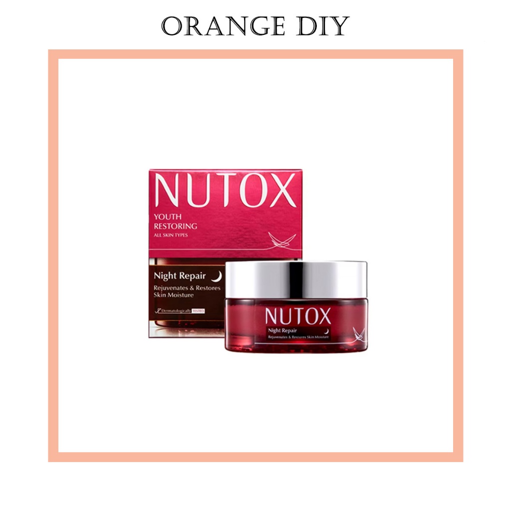 Nutox Youth Restoring Night Repair Cream 30ml Full Sized | Shopee Malaysia