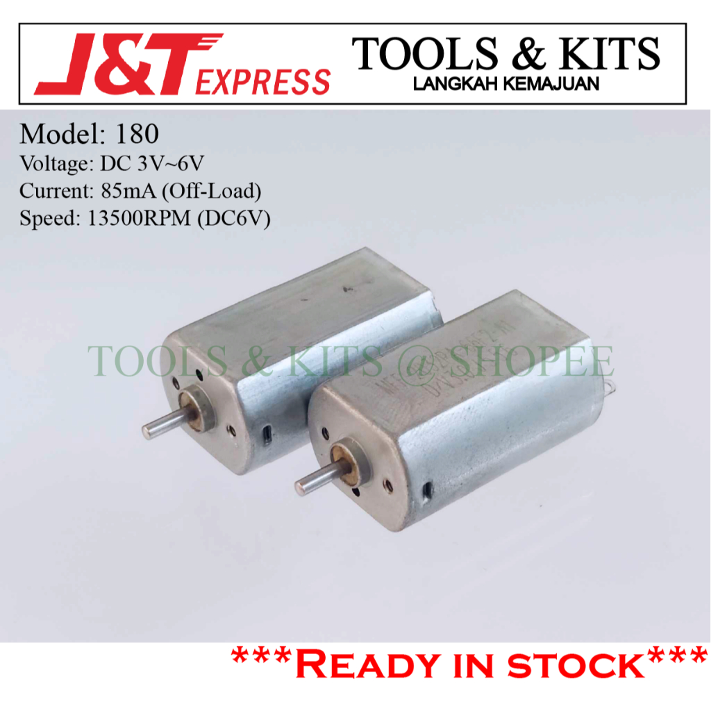 180 Motor High Speed High Torque Mini DC Motor 3V 0.07A 5200RPM 6V 0.09A 10000RPM 3-6V DIY ...