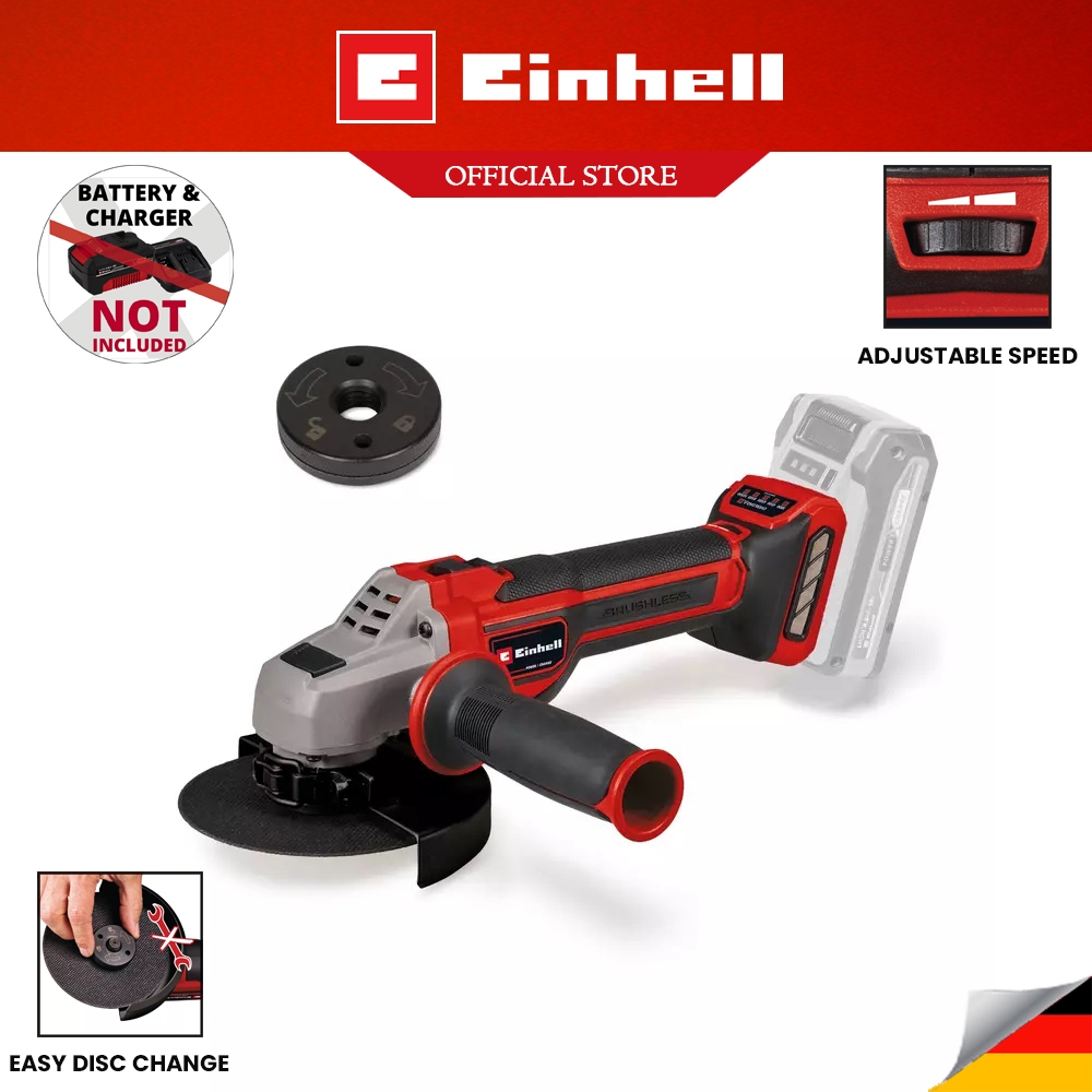 𝐄𝐈𝐍𝐇𝐄𝐋𝐋 Cordless Angle Grinder (TP-AG 18/125 CE Q Li-SOLO - 4431155 ...
