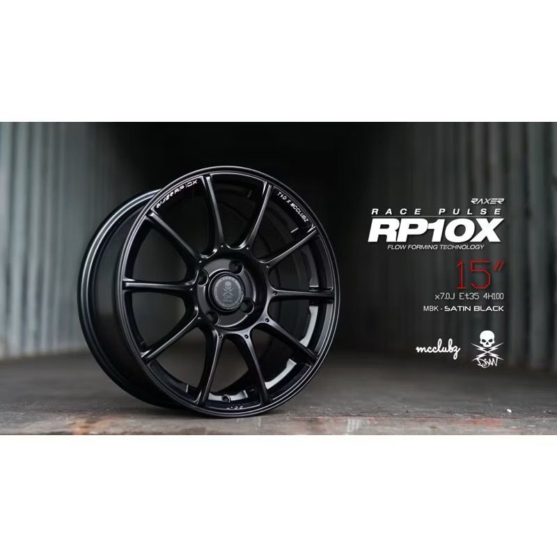 Original Raxer Wheels Racepulse RP10X 15” flow forming with multiple spec and 2 finishing with ...