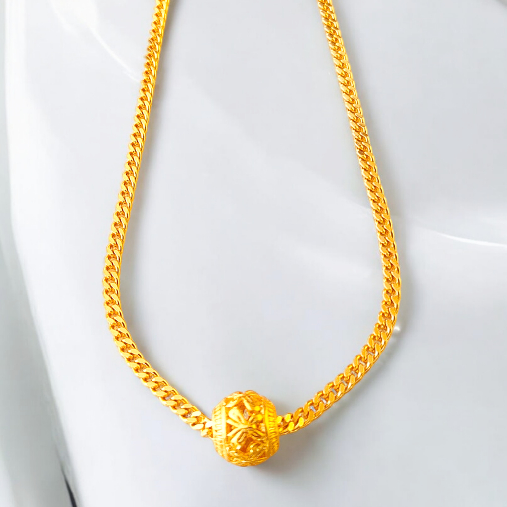 Necklace Emas Korea Loket Rantai Leher Murah Rantai Emas Bangkok 916 Rantai Leher Perempuan ...