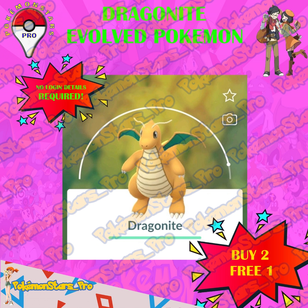 🎀 Pokemon - Premium Evolved Pokemon (Dragonite) Random IV & CP Service ...