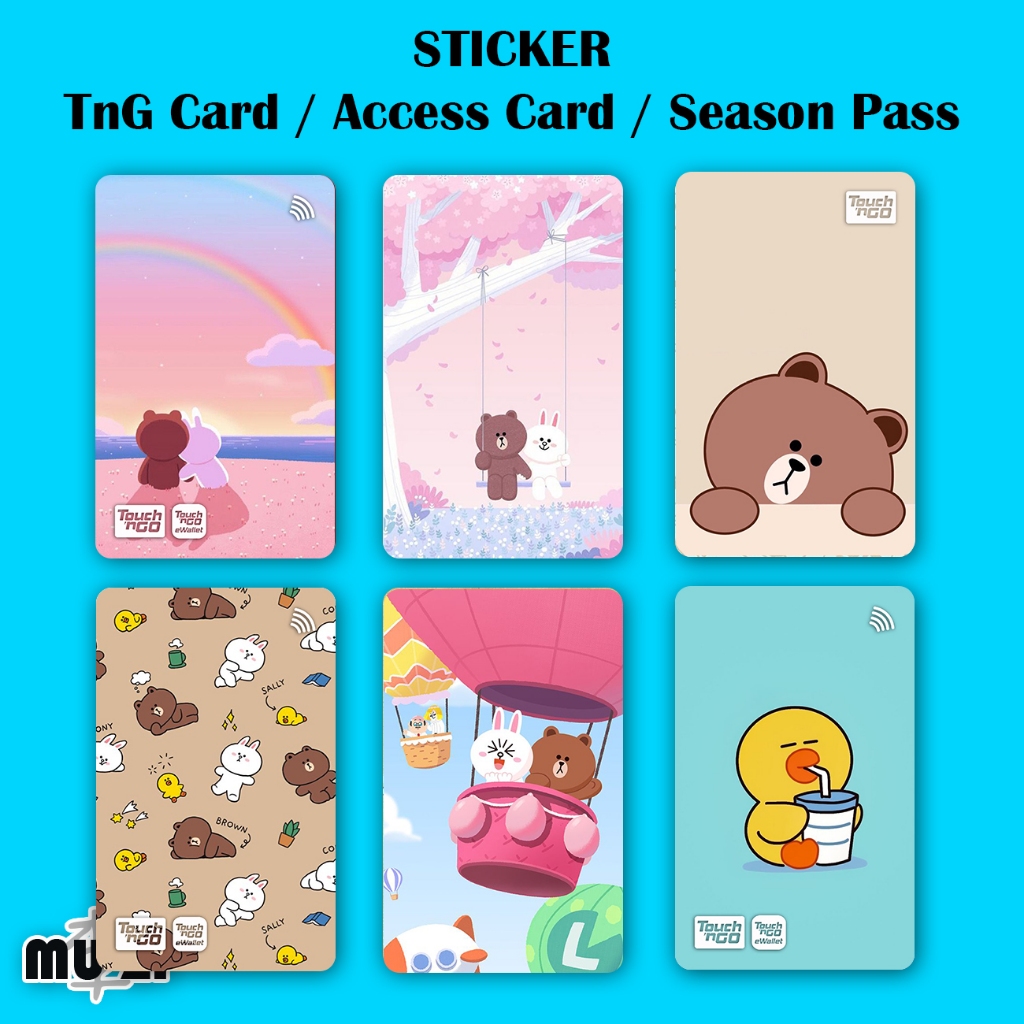 L.Bear NFC STICKER L.Bear TnG Card STICKER Waterproof Thick Hard ...
